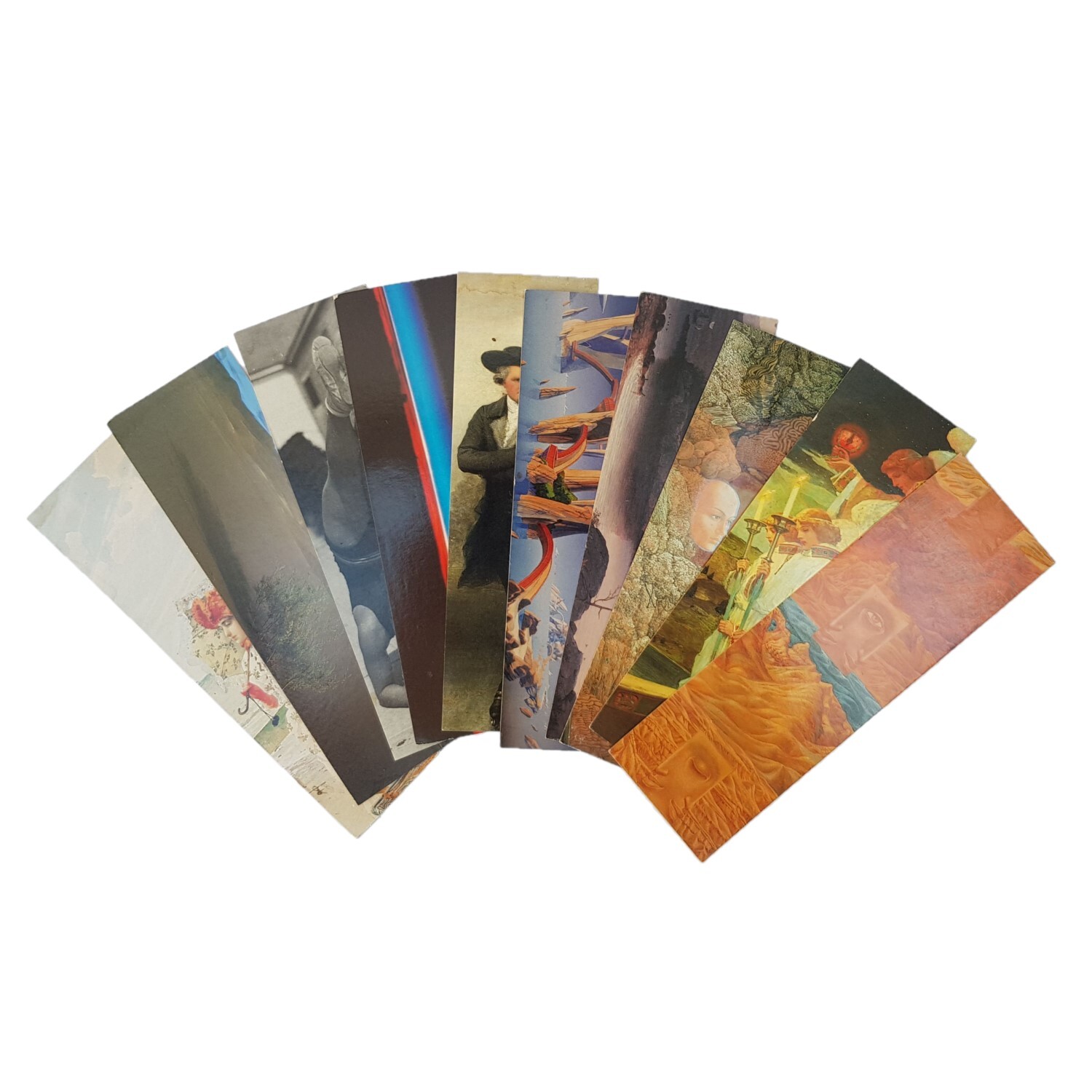 10pce 18cm Book Markers Page Separator Paper Bulk Pack Cool Themes