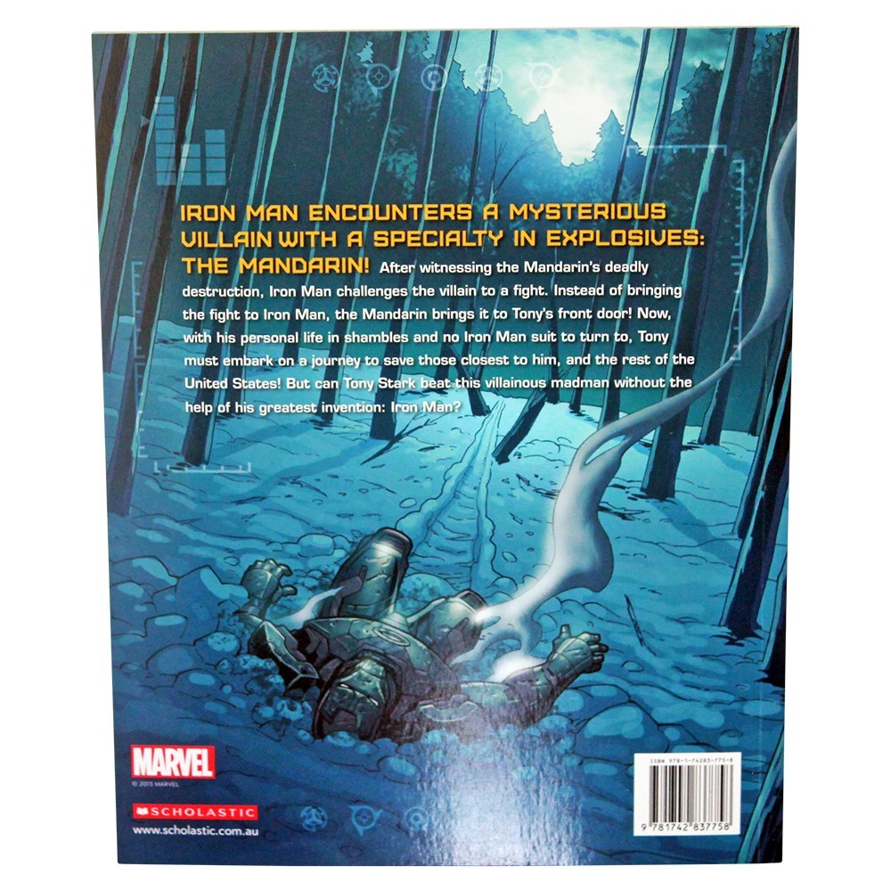 Marvel Superhero Iron Man Story / Sticker Activity Book, Kids Reading ...