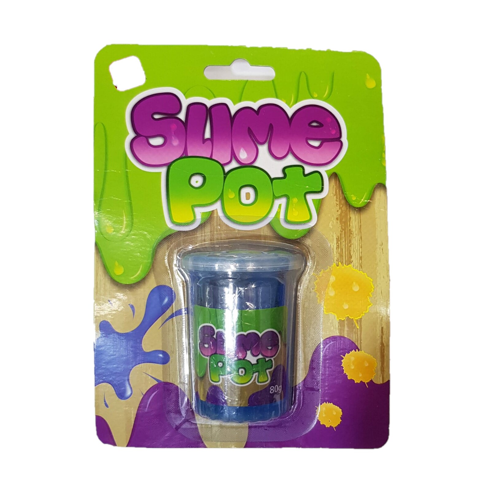 4pce 80g Slime Pots Slippery Oozy in Tubs Kids Party Fun! Yellow, Blue ...