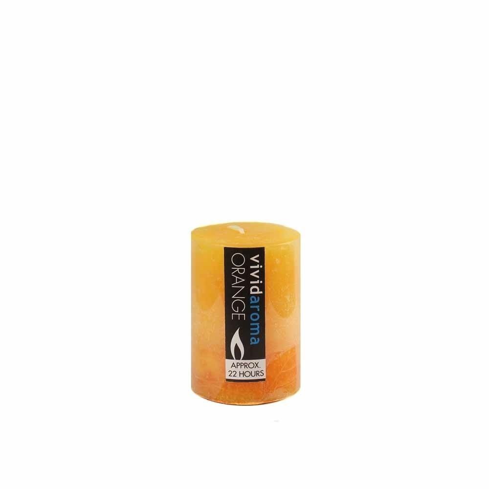 2x3" Vivid Aroma Scented Pillar Candle - Orange